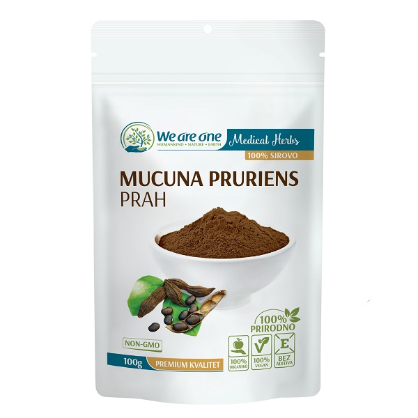 Mukuna Pruriens (mucuna) prah 75g We are one – organski proizvod