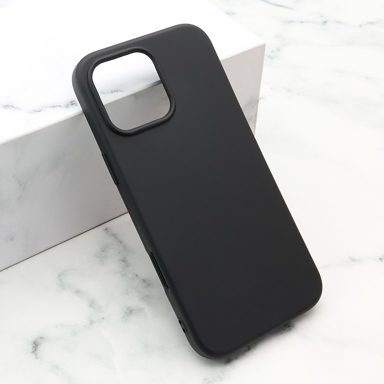 Zastitna maska (futrola) Soft Silicone - iPhone 16 Pro Max (6.9) crna (MS)