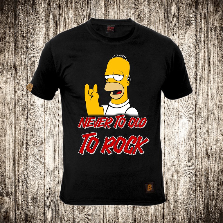 Homer Simpson – Never to old to Rock