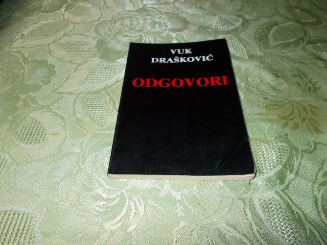 Odgovori - Vuk Drašković