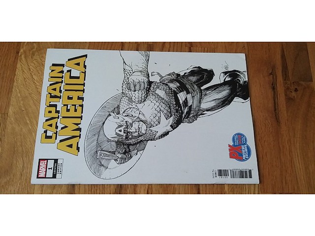 Captain America #1 San Diego CC PX limited to 4.000