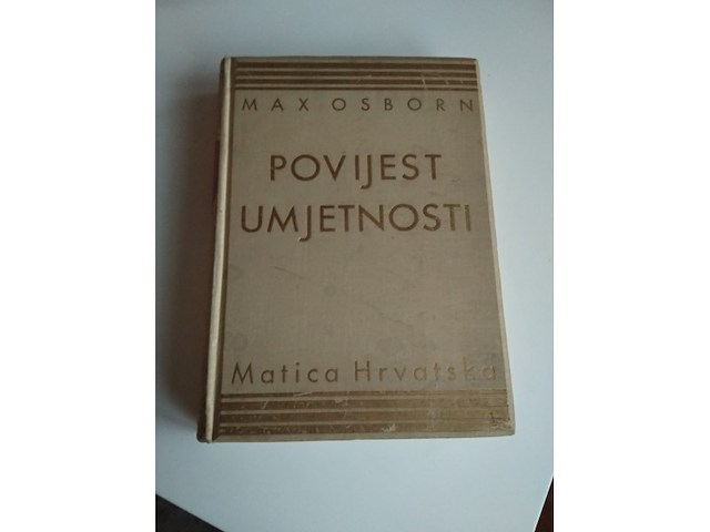 Max Osborn - Povijest umjetnosti