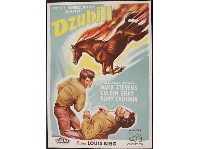 DZIBILI filmski plakat 195?