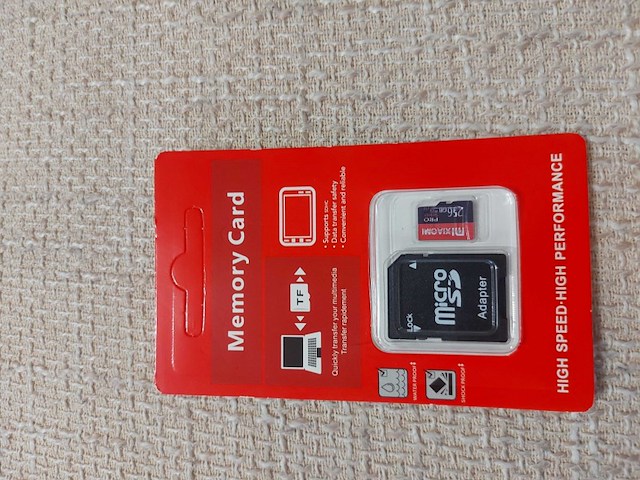 Xiaomi 256GB Micro SD + Adapter - NOVO