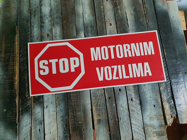 Tabla-STOP motornim vozilima