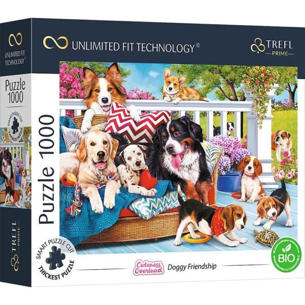 TREFL Puzzle Doggy Love - 1.000 delova