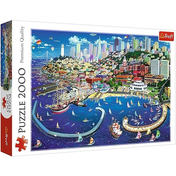 TREFL Puzzle San Francisco Bay - 2.000 delova