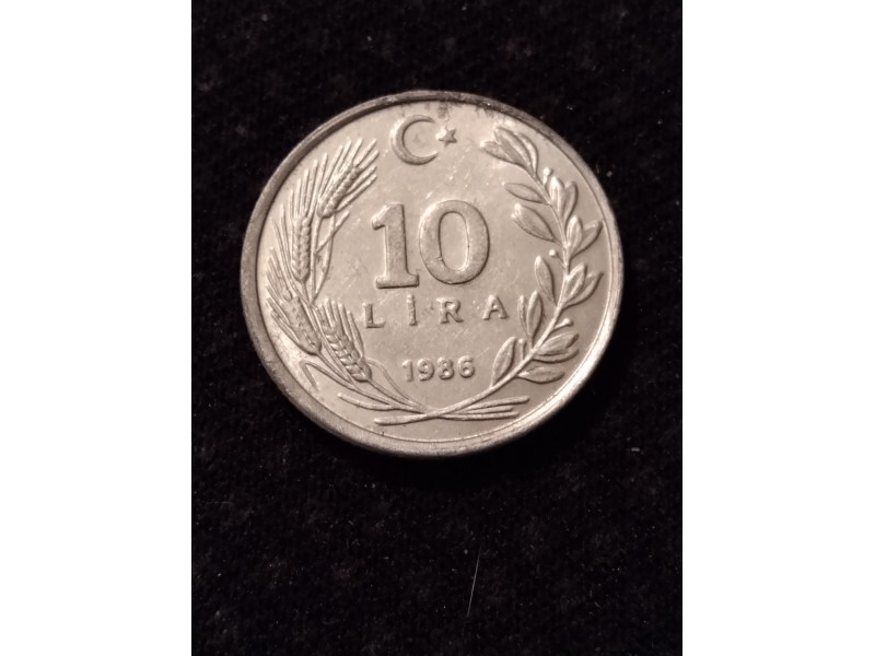 10 lira 1986 turska