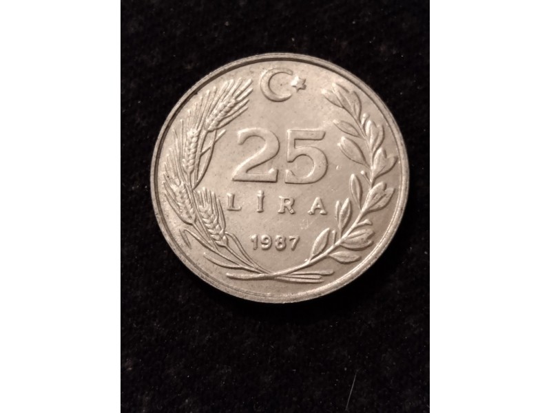 25 lira 1987 turska