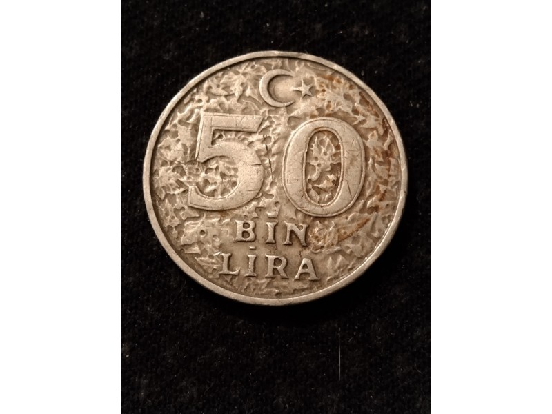 50000 lira 1999 turska