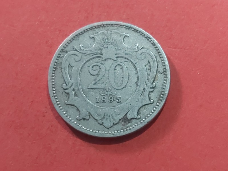 Austrija - 20 heller 1895 god