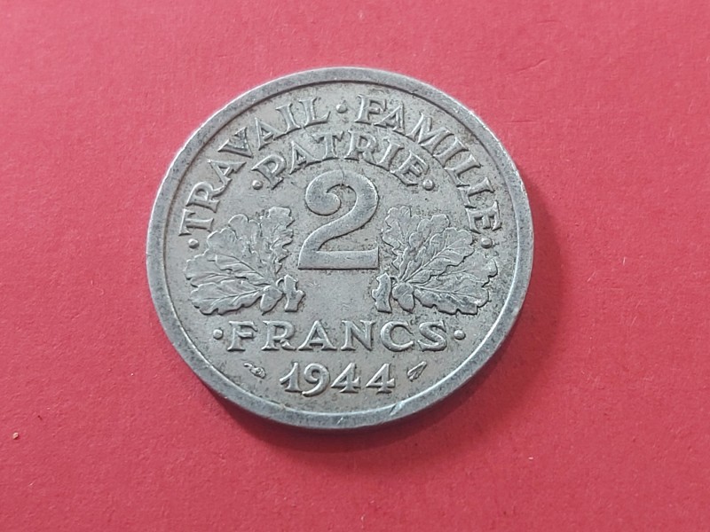 Francuska - 2 francs 1944 god