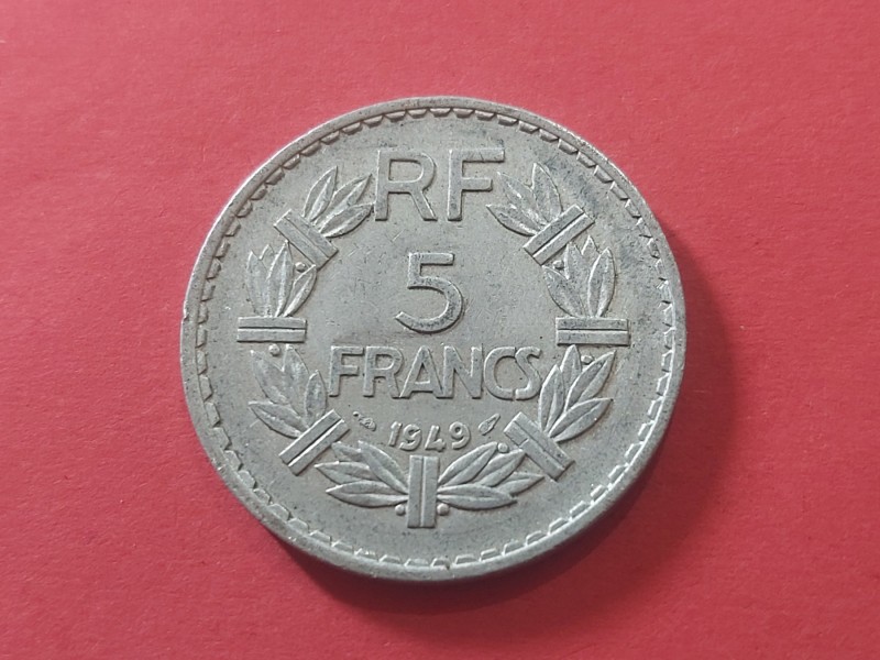 Francuska - 5 francs 1949 god