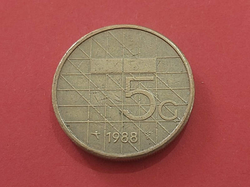 Holandija - 5 gulden 1988 god