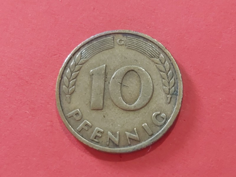 Nemačka - 10 pfennig 1949 god G