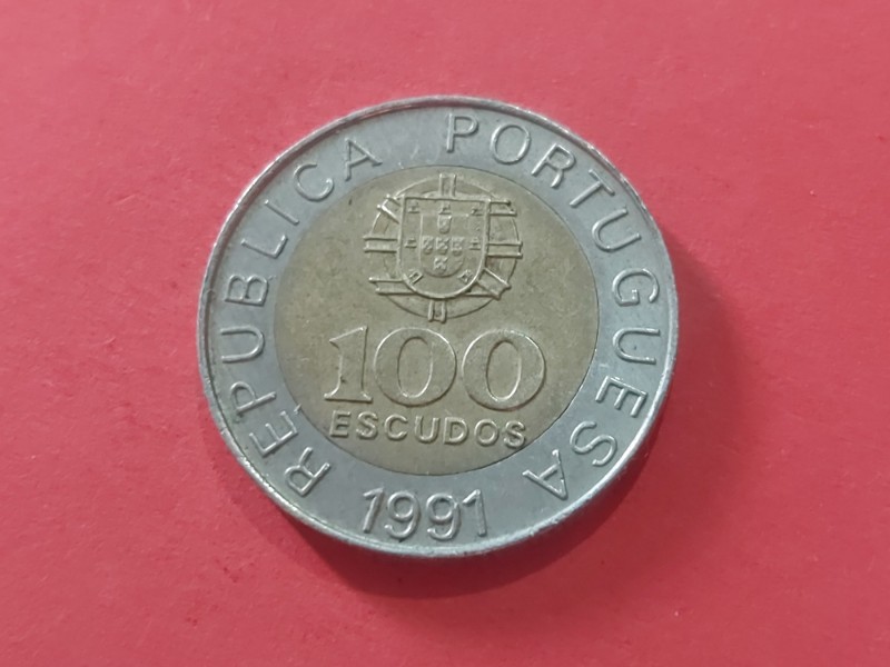 Portugal - 100 escudos 1991 god