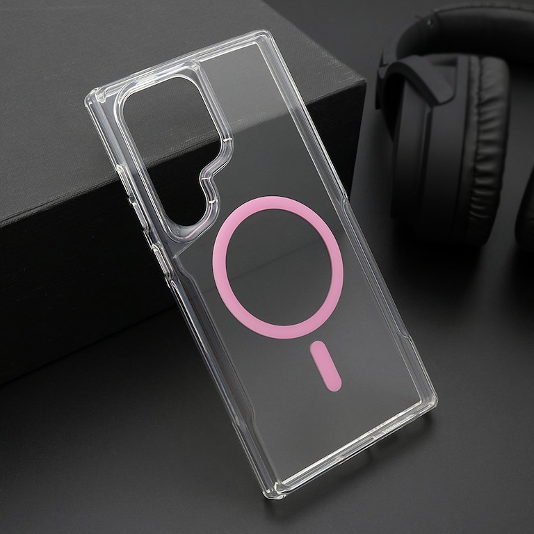Zastitna maska (futrola) AURA MagSafe - Samsung S928 Galaxy S24 Ultra 5G roze (MS)