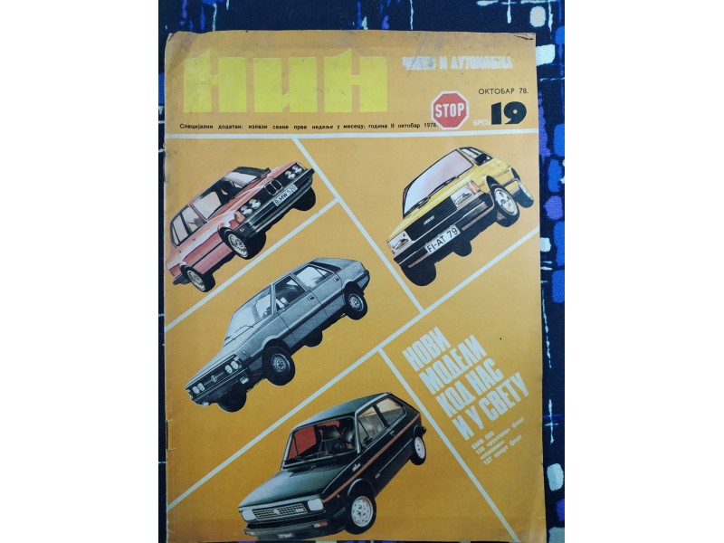 NIN Čovek i Automobil broj 19 Oktobar 1978