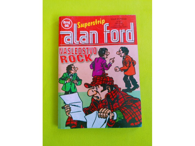 Alan Ford (Color press) - br. 96 - Nasledstvo Rock