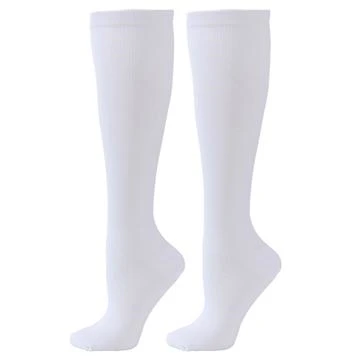 LONG COMPRESSION SOCKS FOR TRAVEL, SPORTS, SKIING - SIZES 40/44