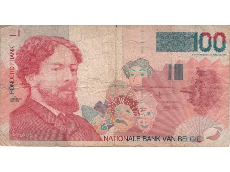 Belgija 100 franaka 1995