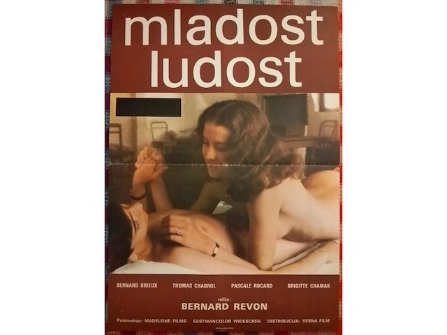 plakat MLADOST LUDOST