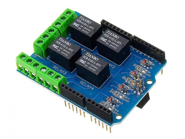 Arduino relay shield 4CH compatible