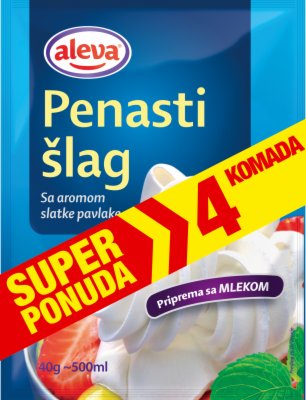 ŠLAG PENA SUPER PONUDA ALEVA 40G 4/1
ŠLAG PENA SUPER PONUDA ALEVA 40G 4/1