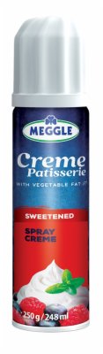 ŠLAG U SPREJU PATISSERIE MEGGLE 250ML
ŠLAG U SPREJU PATISSERIE MEGGLE 250ML