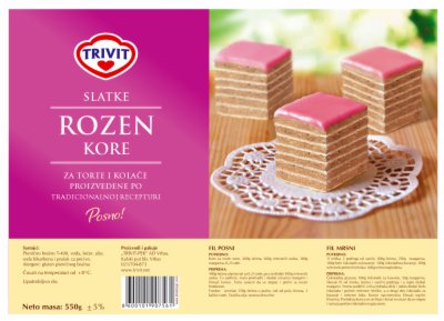 KORE ROZEN TRIVIT 550G
KORE ROZEN TRIVIT 550G