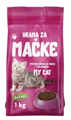 HRANA ZA MAČKE GRANULE BAŠ BAŠ 1KG
HRANA ZA MAČKE GRANULE BAŠ BAŠ 1KG