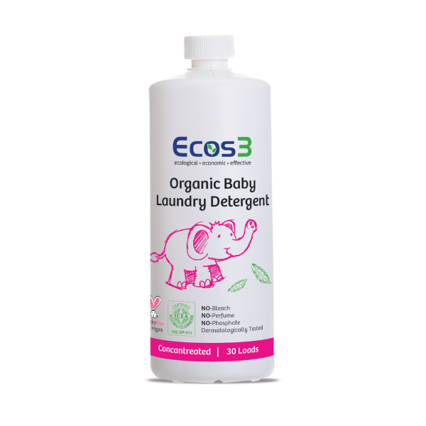 Ecos3 Organski deterdžent za veš za bebe, 1050 ml, 30 pranja