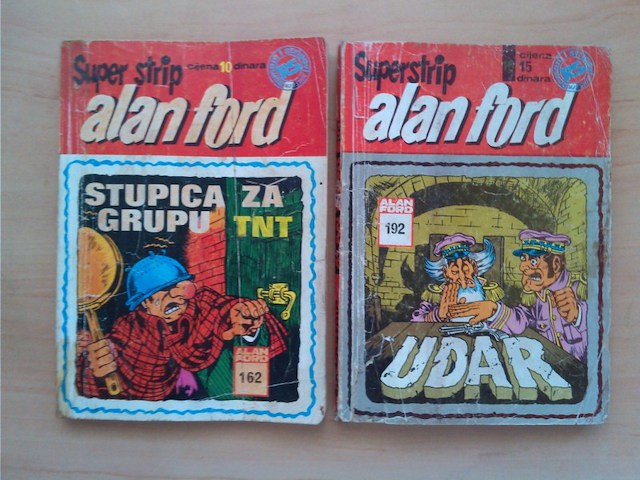 Alan Ford Vjesnik 162 + 192-Stupica za grupu TNT + Udar