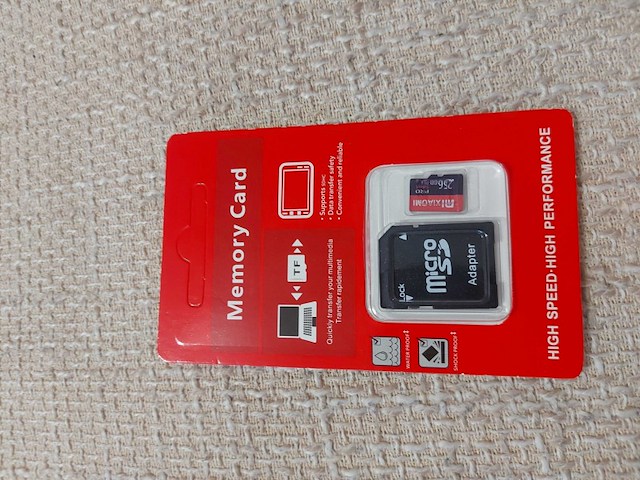 Xiaomi 256GB Micro SD + Adapter - NOVO #1