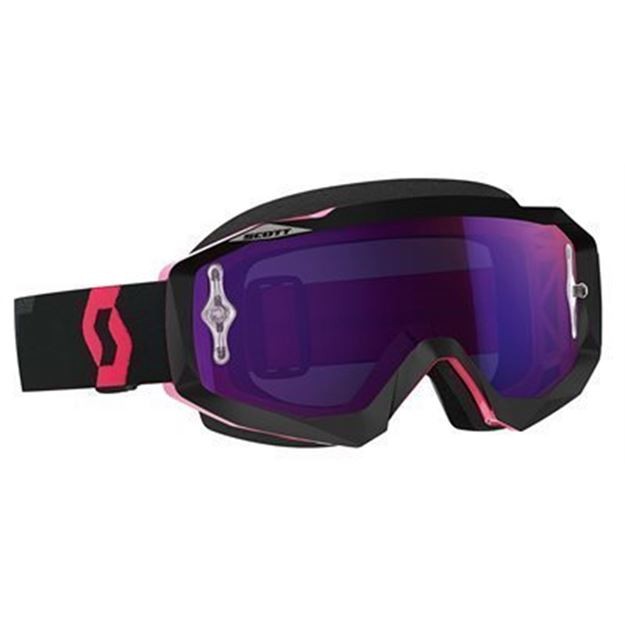 Naočare SCOTT WORKS HUSTLE MX CHROME BLACK-FLUO PINK