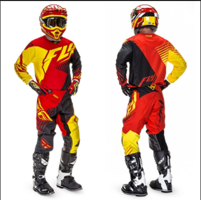 *NOVO KOMPLET FLY RACING 2016 KINETIC VECTOR RED-BLACK-YELLOW