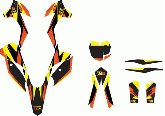 *NOVO Nalepnice KTM Gravity Graphics Kit