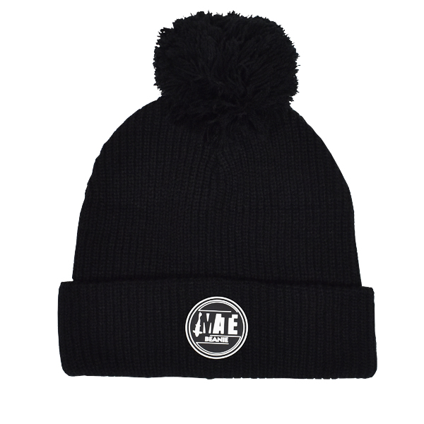 Zimska Kapa Mate Beanie Black With Rubber Label