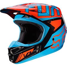 *NOVO Kaciga FOX V1 Falcon Blue-Orange