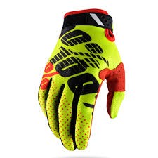 *NOVO RUKAVICE 100% RIDEFIT NEON YELLOW-BLACK