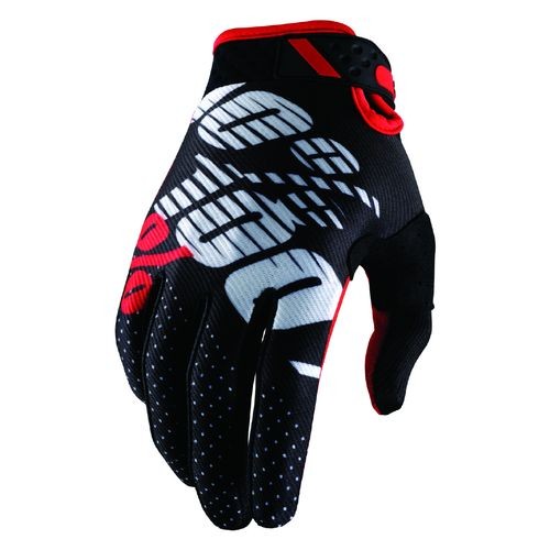 *NOVO RUKAVICE 100% RIDEFIT BLACK-RED