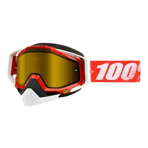 NAOČARE 100% RACECRAFT SNOW RED