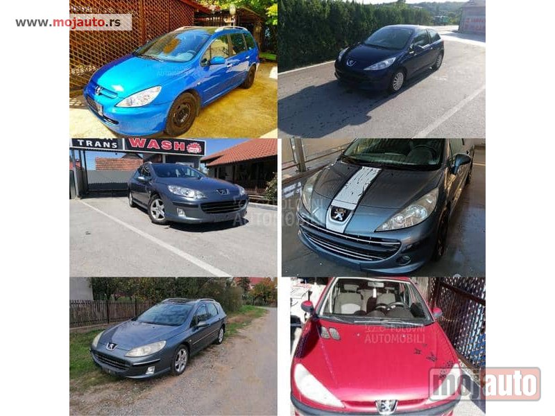 Delovi za Peugeot 206, 207, 307, 407