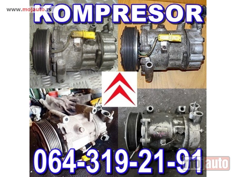 KOMPRESOR KLIME Citroen C3 C4 C5 C6 C8 Picasso Xsara