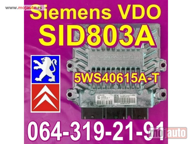 KOMPJUTER Siemens VDO SID803A Pežo Peugeot Citroen