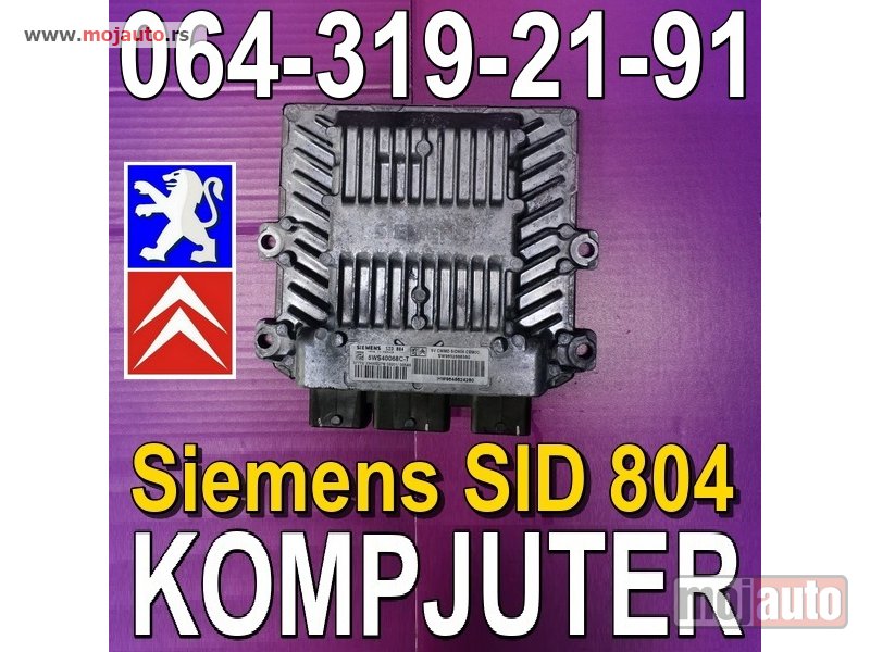 KOMPJUTER Siemens SID 804 Pežo Citroen 5WS40068C-T Peugeot