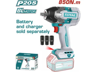 Total alati Udarni odvijač Li-ion BL 1/2", 20V, 850Nm