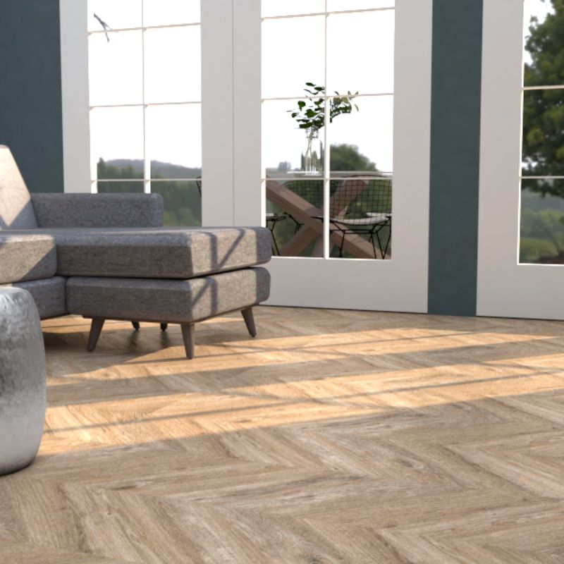 - 120x60 Chevron Wood mat granit E