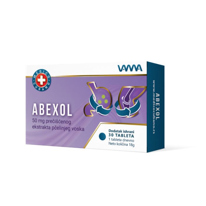 Abexol 30 tableta Medico Cubano