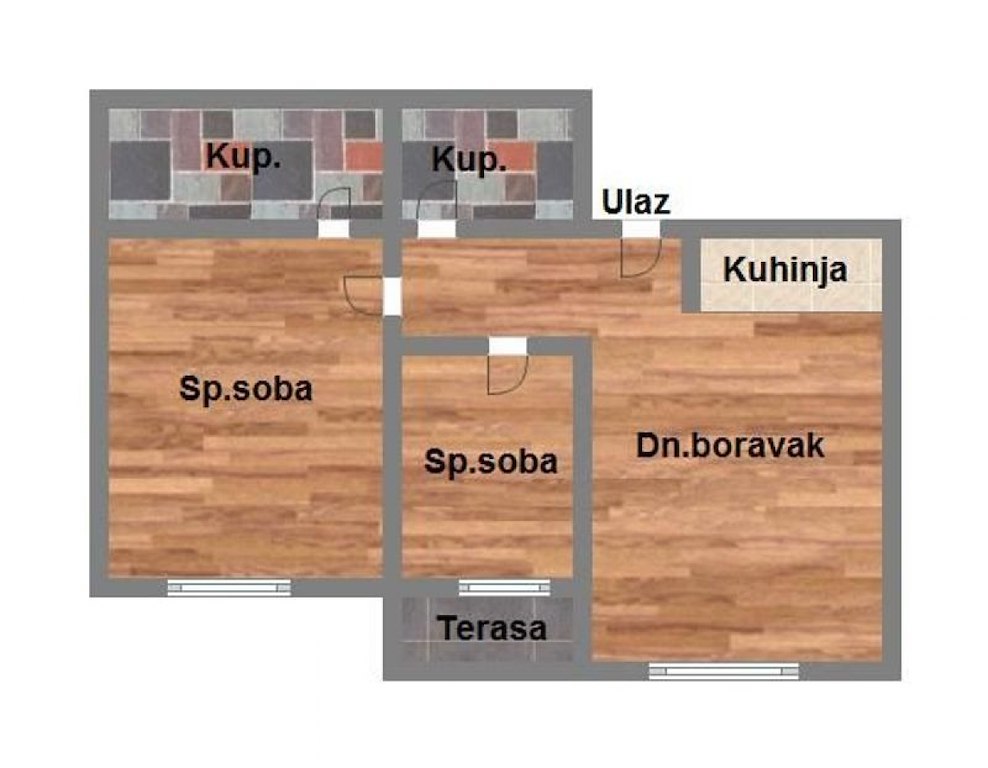 - Kvalitetan trosoban stan 68m2 - Cena sa PDV-om!